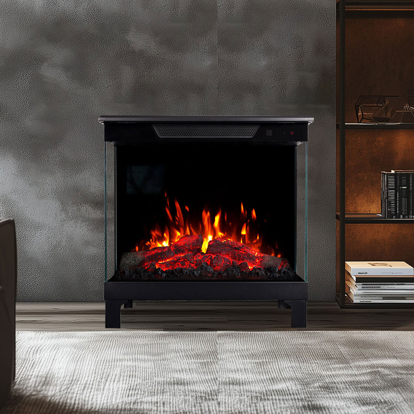 Conrad 1500W 24" 3-Sided Freestanding Electric Stove with Legs – Moda ...