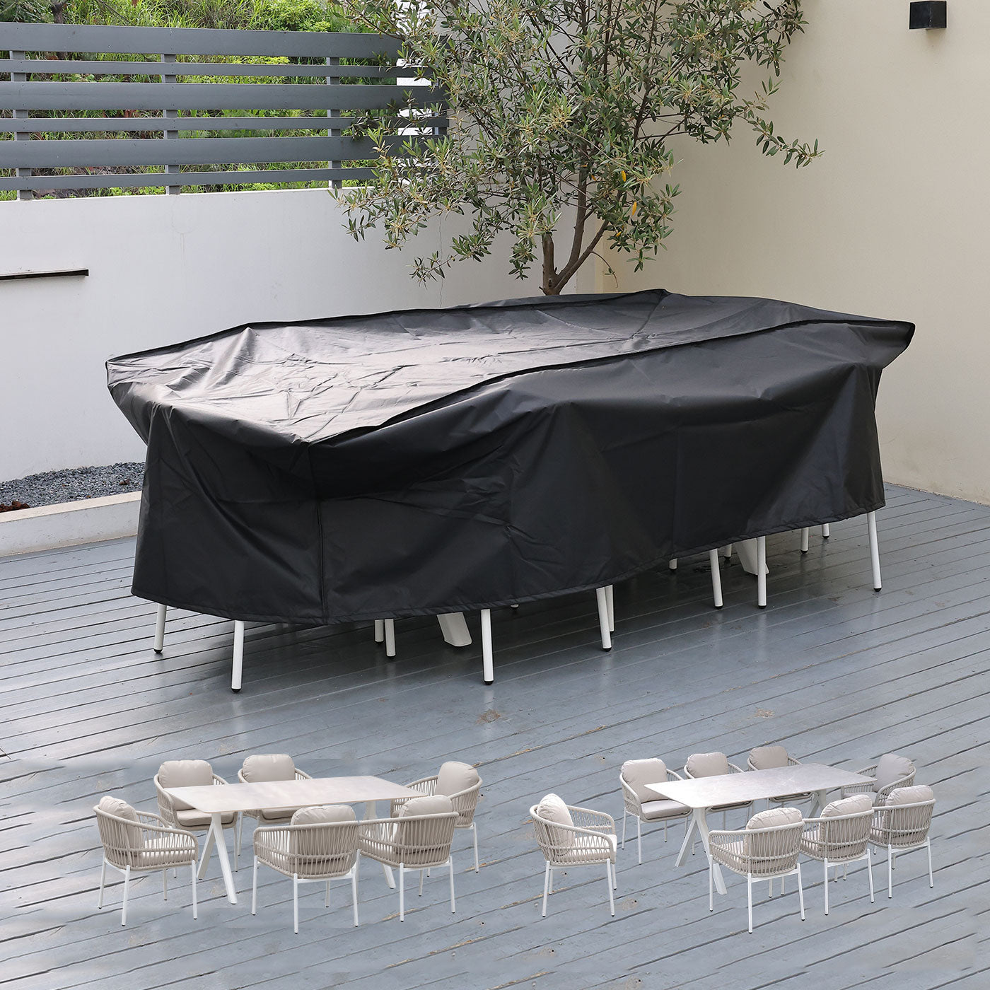 Bali Outdoor Dining Table & Chair Set Protective Rain Cover – Moda Living