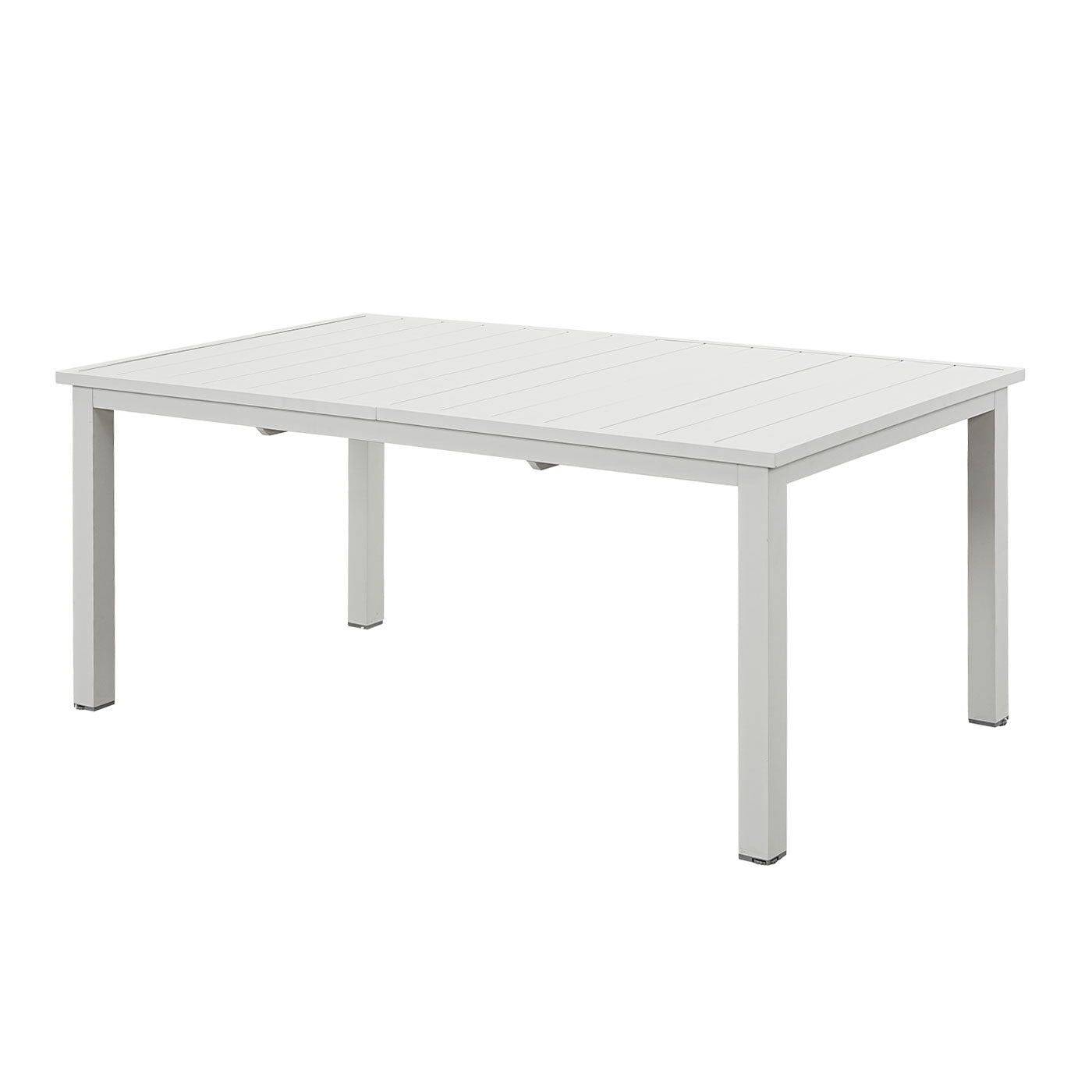 Mornington White Aluminium Outdoor Extension Dining Table (172-232 x 1 ...