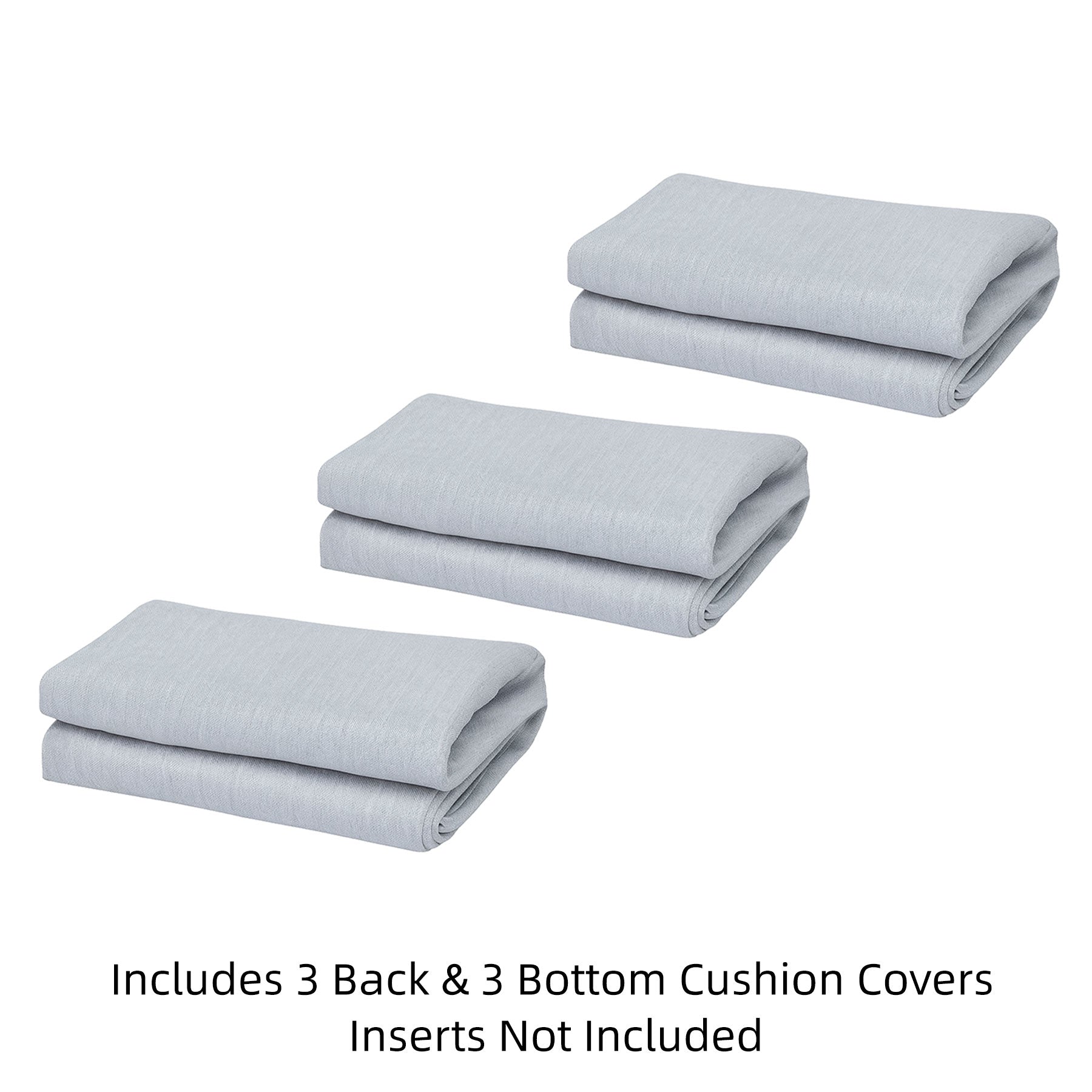 Paris Light Grey Replacement Cushion Covers - Set of Three – Moda Living