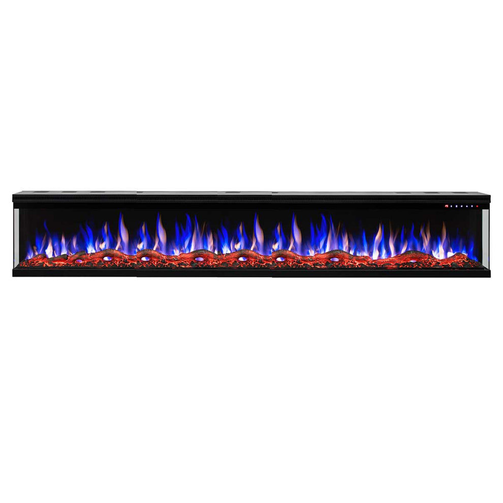 Fenton 100 Inch 1600W 3-Sided Electric Fireplace – Moda Living