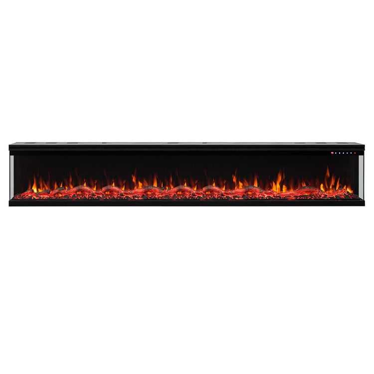 Fenton 1600W 3 Sided 100 Inch Recessed / Wall Mounted Electric ...