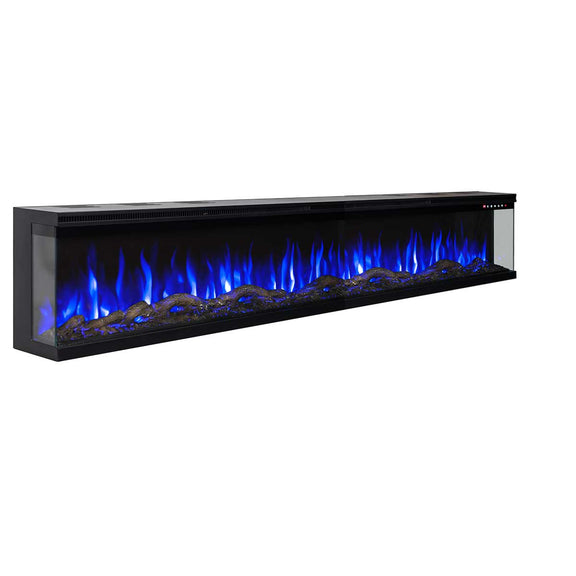 Fenton 1600W 3 Sided 100 Inch Recessed / Wall Mounted Electric ...